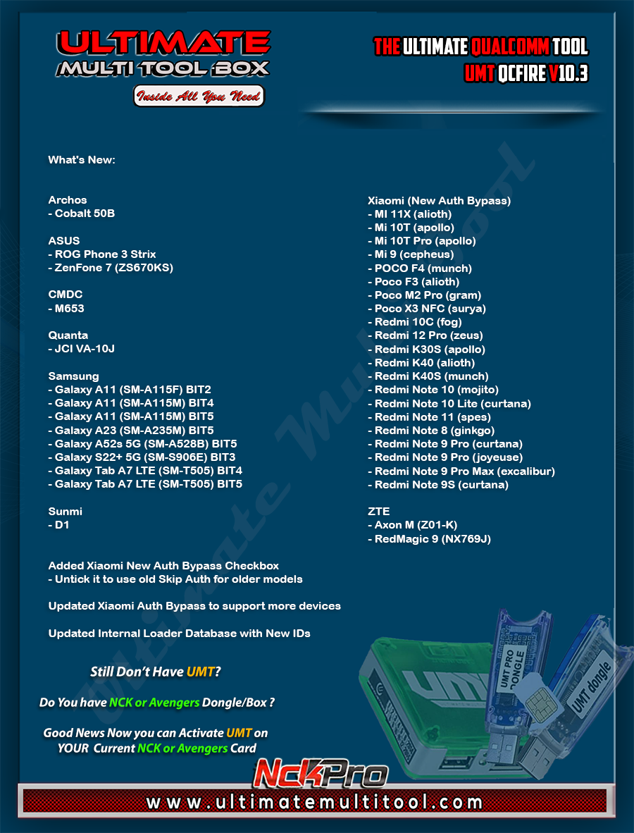 UMT QcFire Tool V10.3 (Latest Version) Free Download 🚀 | by Tech GSM ...