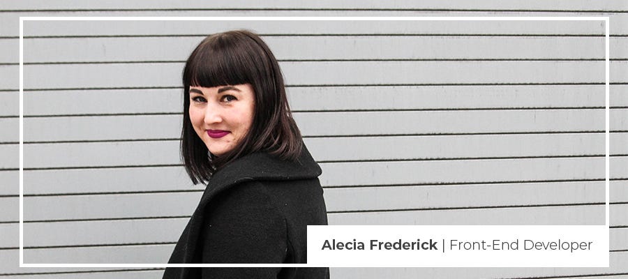 Meet the Team: Alecia Frederick. We recently welcomed Alecia Frederick ...