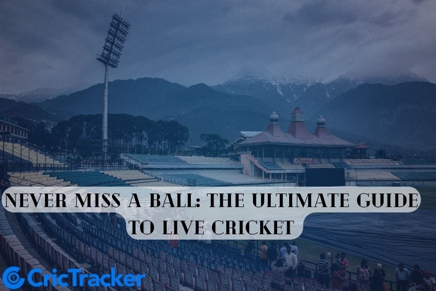 Live Cricket Scores at Your Fingertips - Cricket News Update - Medium