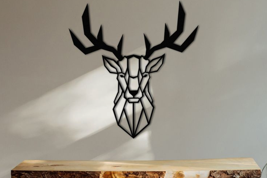 Special Wandering Deer Diamond Nature Wall Art Manufacturer in India ...