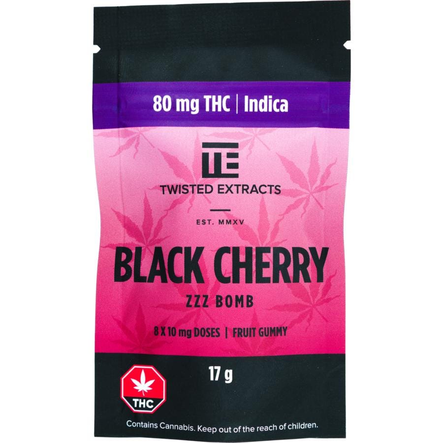 Black Cherry THC Indica Gummies Black Cherry THC Indica Gummies - Harry ...