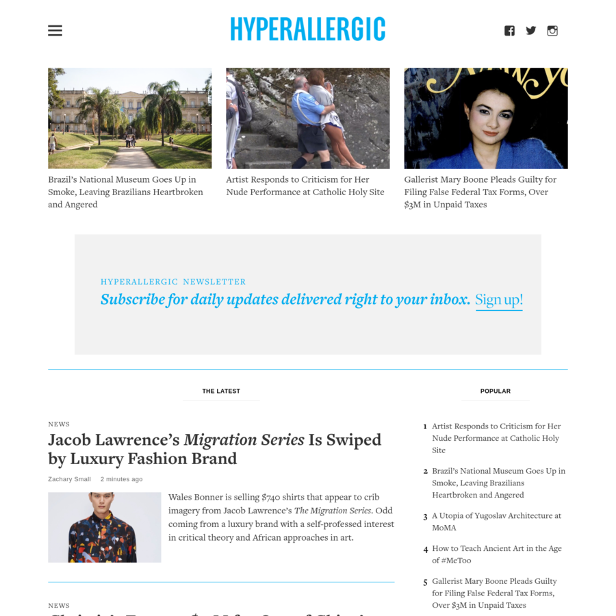 Is It Trustworthy? (3). Hyperallergic is a website where ideas… | by ...