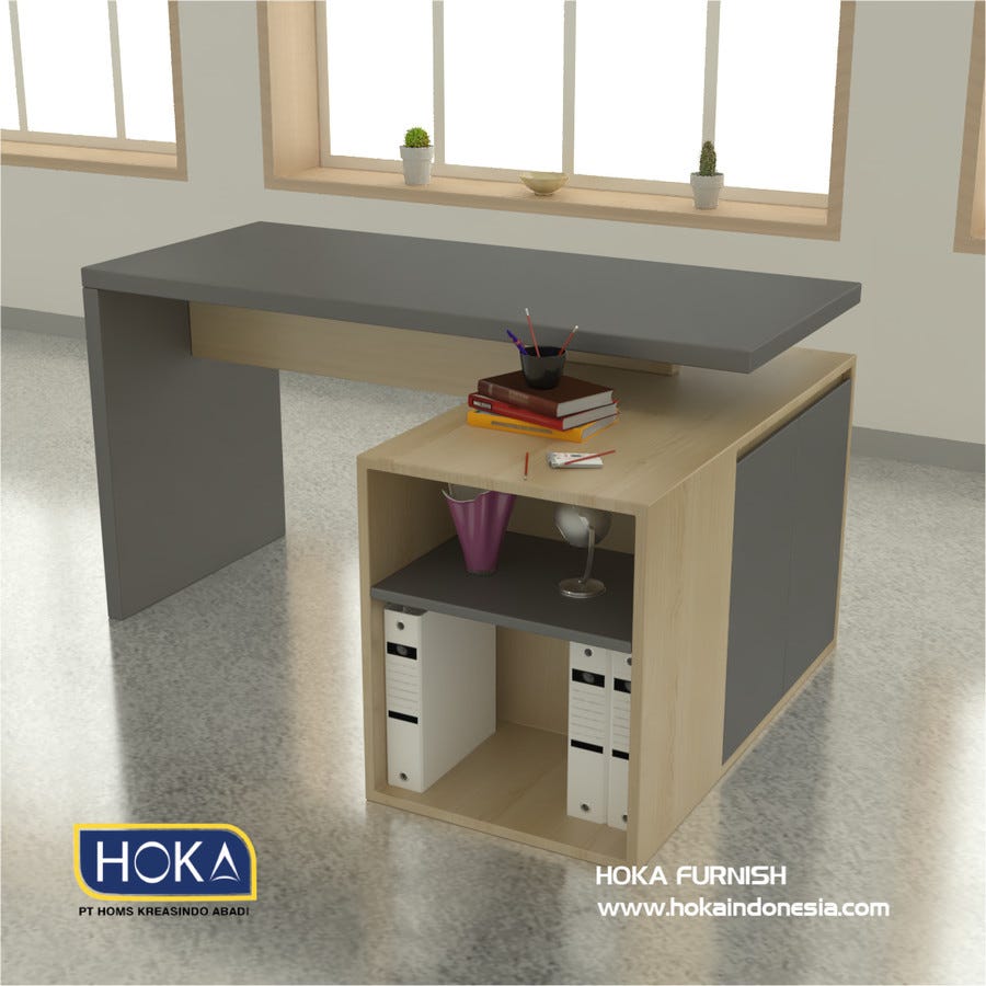 www.hokaindonesia.com Meja Kerja | Meja Office | Meja Kantor Minimalis ...
