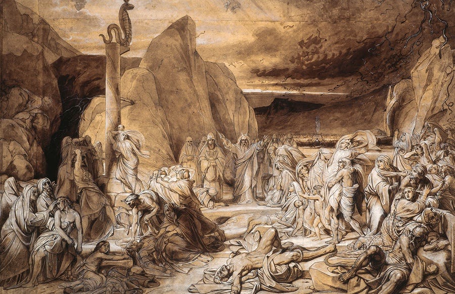 Snakes on Sticks. A Sermon for Laetare Sunday | by Will Berry + | Medium