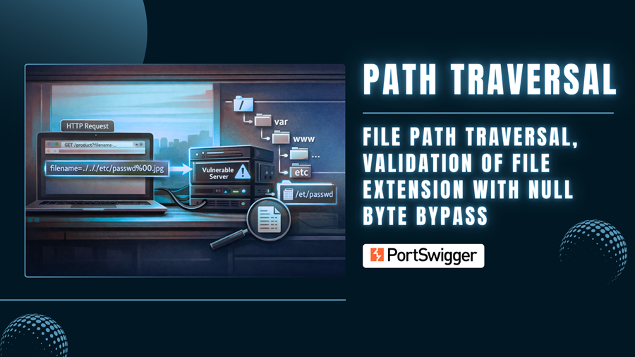 File Path Traversal, Validation of File Extension with Null Byte Bypass ...