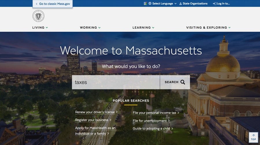 Testing, 1, 2, 3… the Mass.gov Pilot | by Mass Digital | Medium