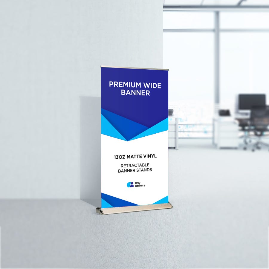 Wide Premium Pull Up Banners - onlybanners.store - Medium