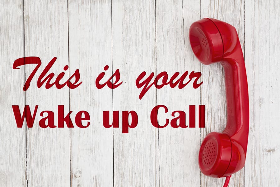 Self-Growth Tip: Listening to Wake-up Calls | by Pacific Crest | Medium