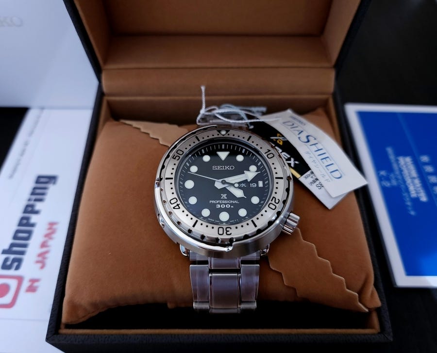 Seiko Marine Master Tuna Quartz SBBN049 (JDM ver.) - Shopping In Japan ...