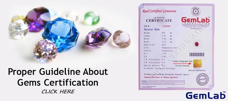 Gemstone Certification - gemlab.co.in - Medium