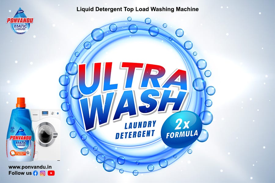 Liquid Detergent Top Load Washing Machine | by Ponvandu Detergent and ...