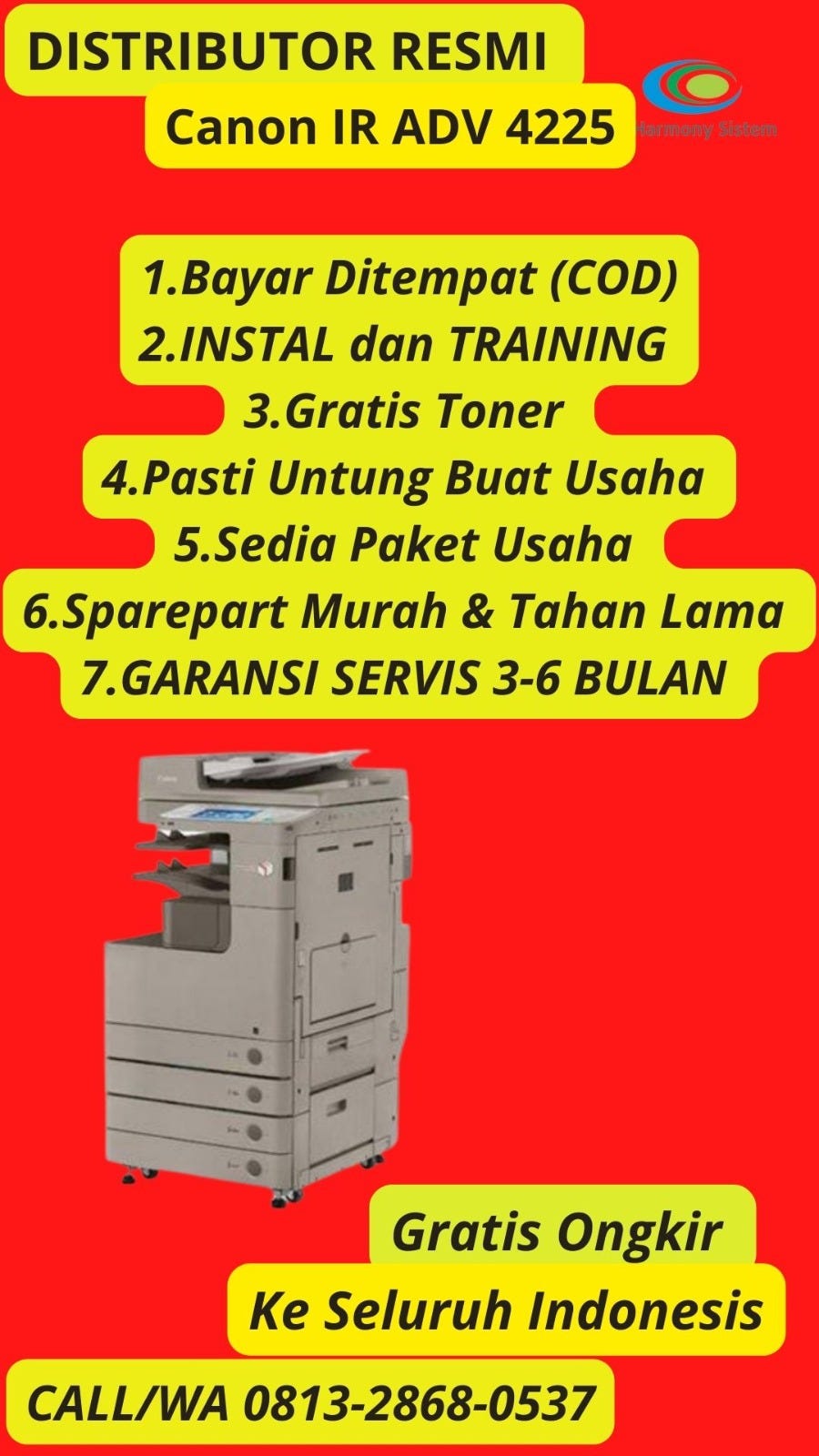 Distributor Resmi mesin fotocopy Canon IR ADV 4225 Biringkanaya Berua - Distributorresmimesinf ...