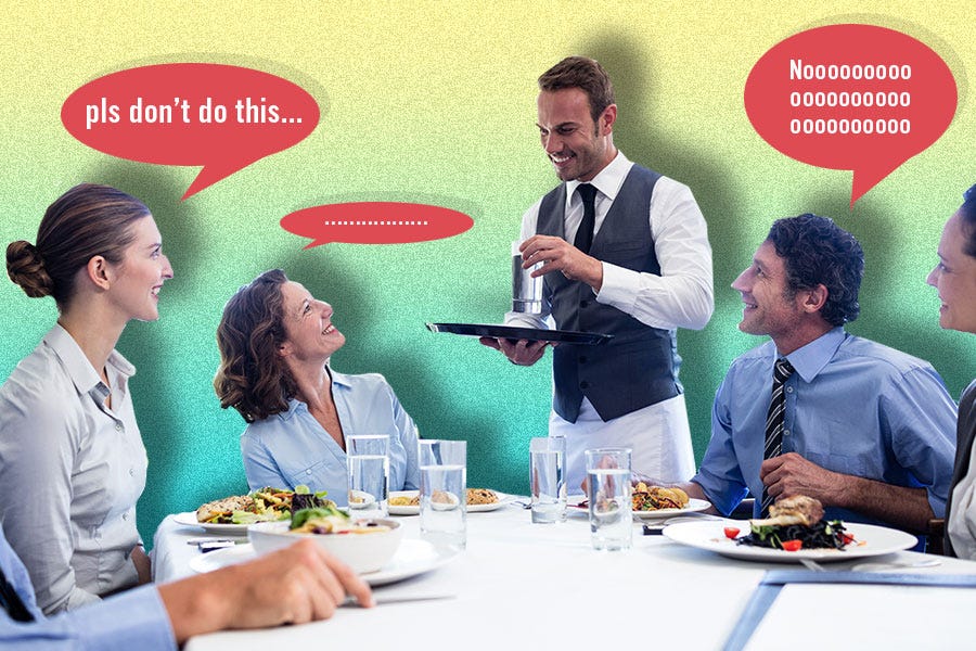 What Should You Really Say in Front of Your Server? | by Andrew Fiouzi ...