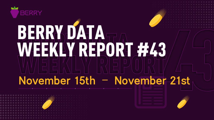 Berry Data Weekly Report #43 (November 15th — November 21st) | by Berry ...