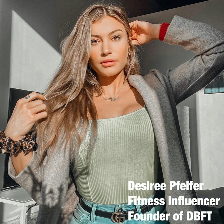 Health and Fitness Expert Desiree Pfeifer Founder and CEO of DBFT ...