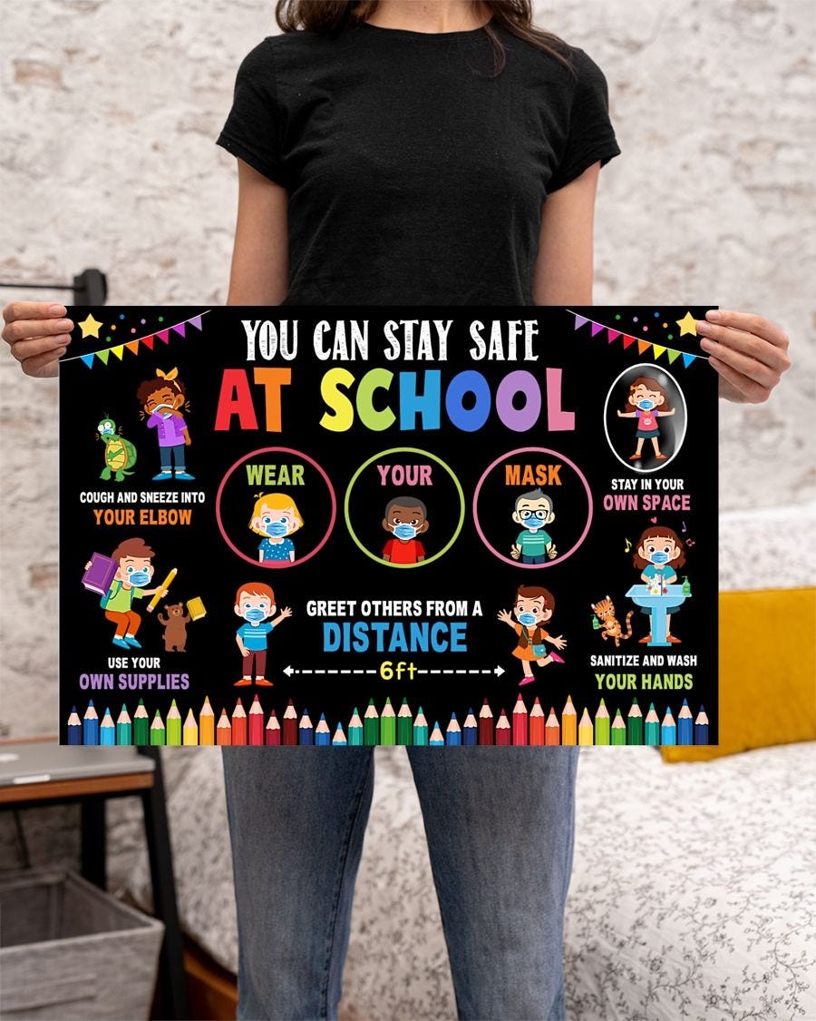 [HOW TO BUY] Classroom you can stay safe at school poster | by fashion ...