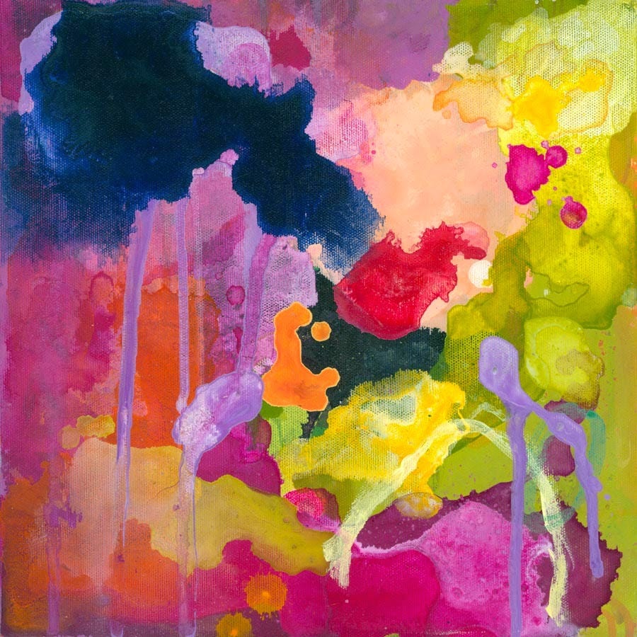 so much lush in one painting. @lesliegrainger | by It’s the Happy Art ...