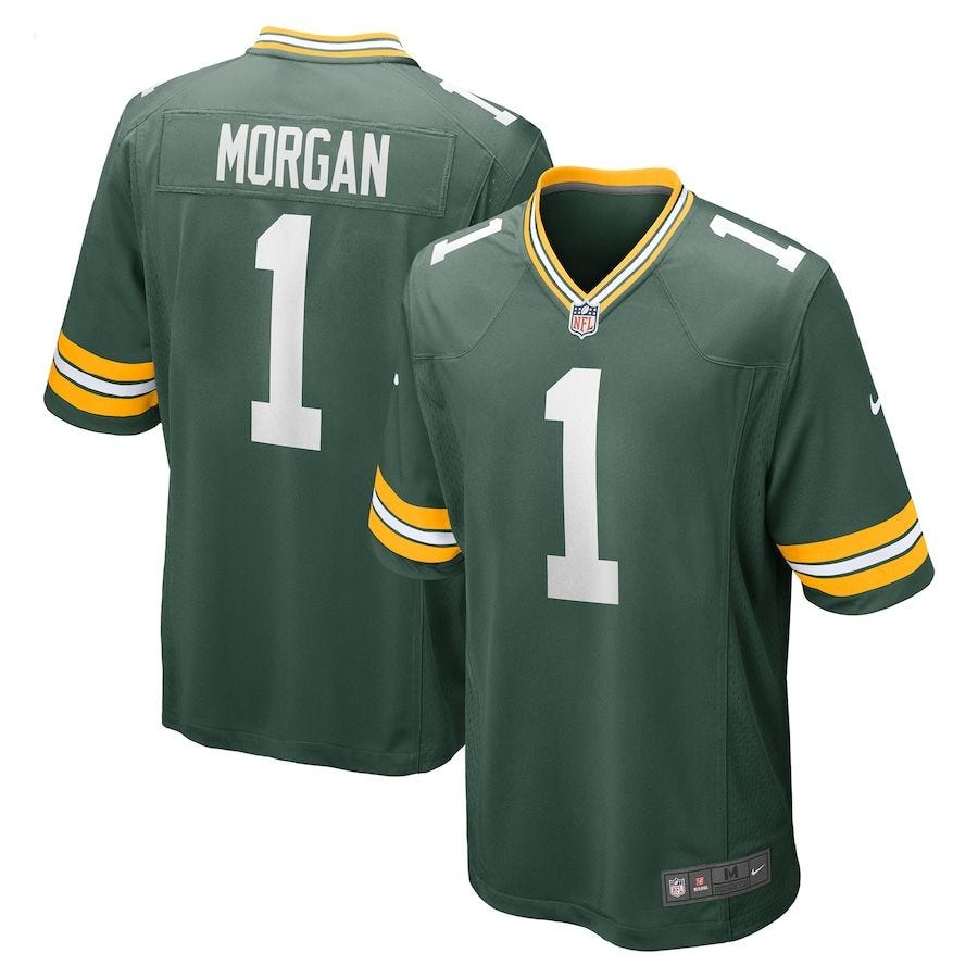 Jordan Morgan Green Bay Packers Nike 2024 Draft First Round Pick Player ...