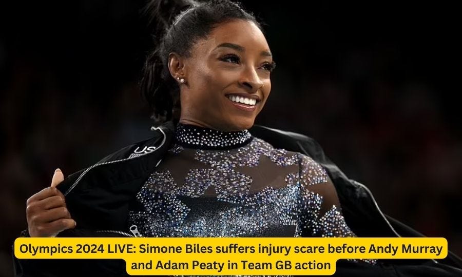 Olympics 2024 LIVE: Simone Biles Suffers Injury Scare Before Andy ...