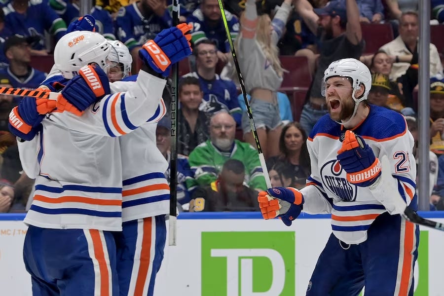 Oilers Outshine Canucks in Exciting Overtime Win | by Misaja Subasinghe ...