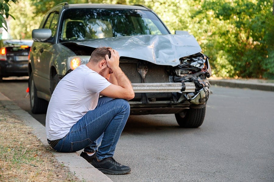 car accident - Ketawain saja - Medium