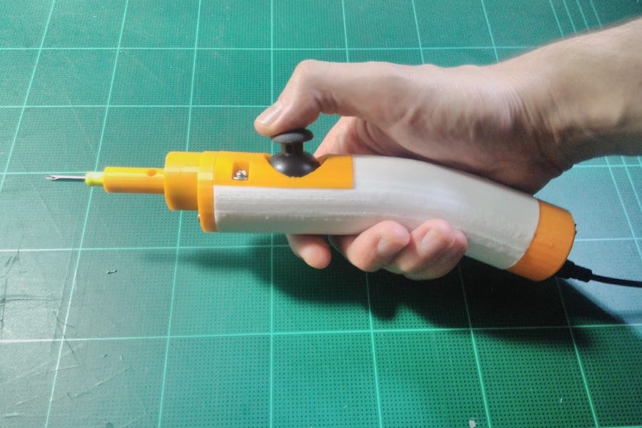 This 3D-Printed Electric Screwdriver Is Powered by a Micro Servo | by ...