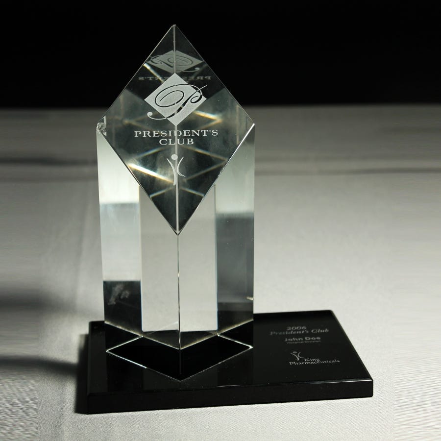 “Custom Crystal and Glass Awards for Excellence” - Awards Ideas - Medium