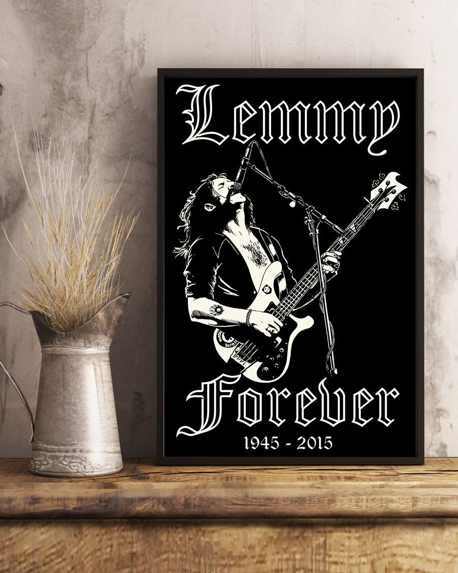 NEW Lemmy forever 1945–2015 poster | by MeRy fashion Show | Medium