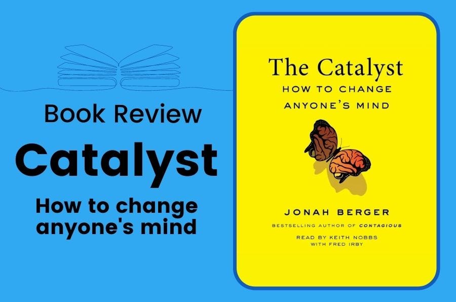 Catalyst By Jonah Burger [Book Review] | by Lydia Carrick | Medium