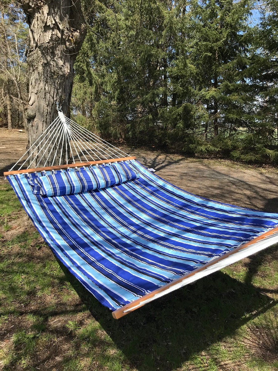 The Pure Joy of a Comfy Hammock. The reminder to myself that it was OK ...