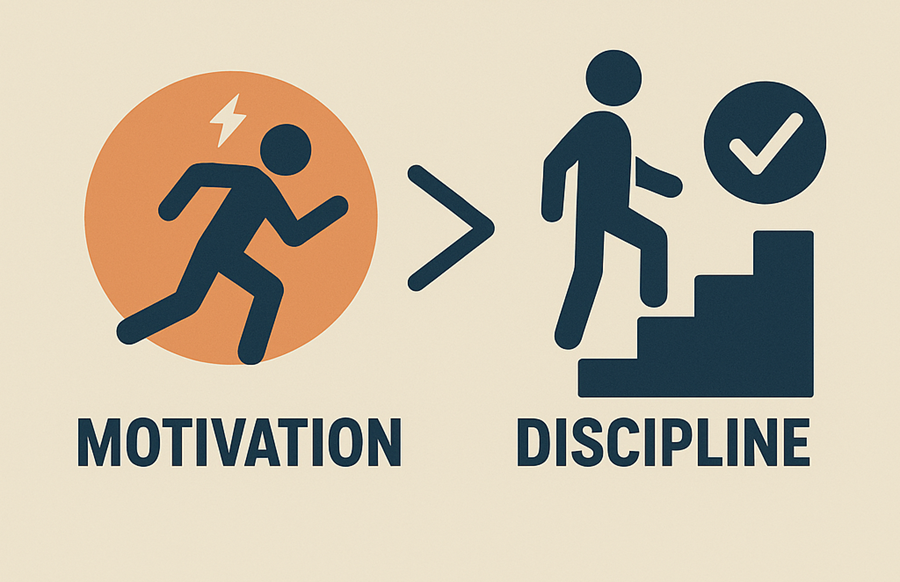 Why Discipline Matters More Than Motivation for Success? | by Zuraidah ...