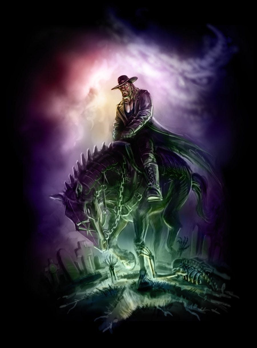 The Undertaker Wrestler Art
