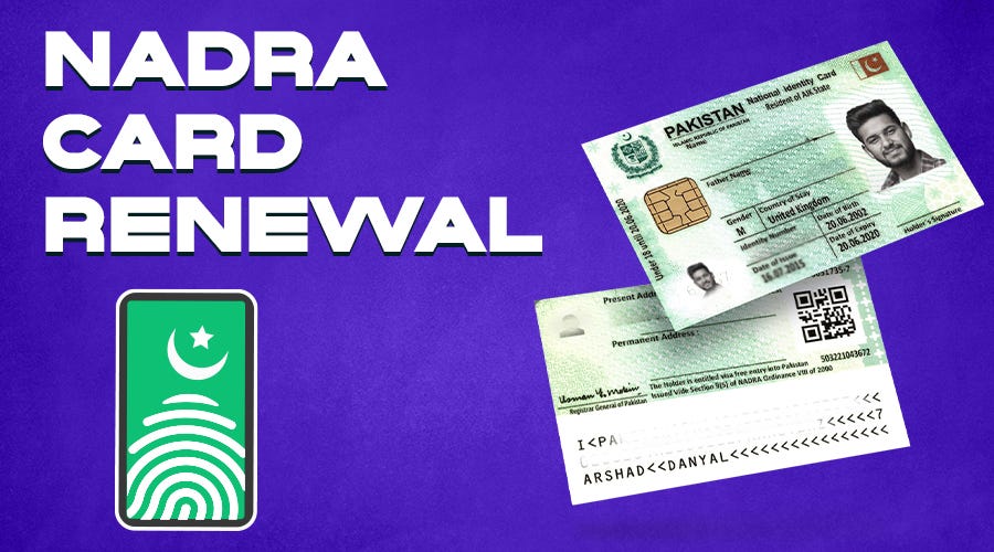 How To Apply Nadra Card Renewal Online UK - Nadra Apply - Medium