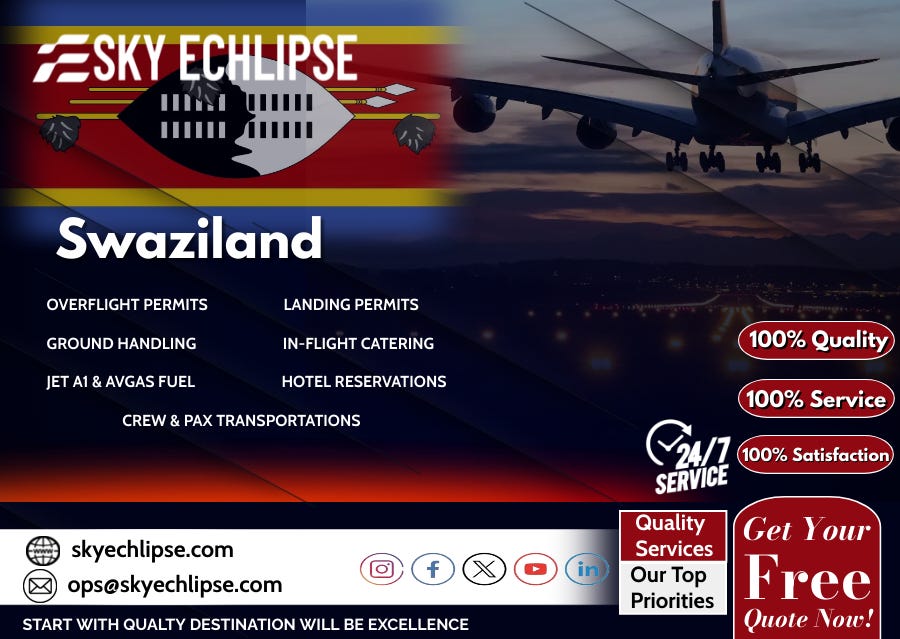Swaziland Overflight Permit Requirements & Regulations | by Sky ...