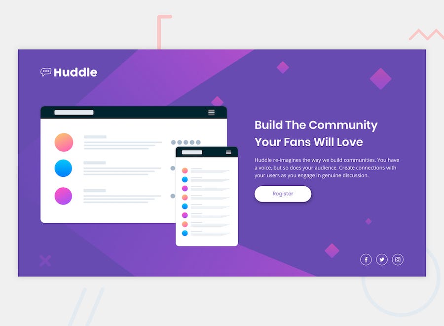 New Huddle Html And Css Coding Challenge Added To The Site By Matt 3619