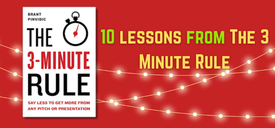 10 Lesson From “The 3 Minute Rule” I wish I knew Earlier | by Rodesh | Medium
