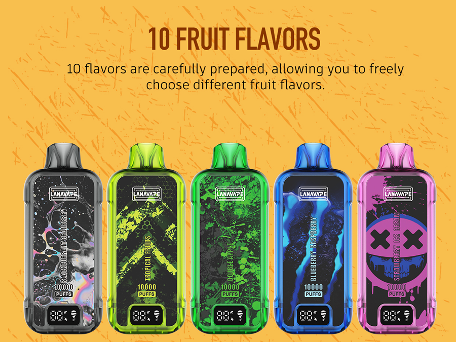 Lana Bar 5000 Surfing Lemon Vape - lanavape.com - Medium