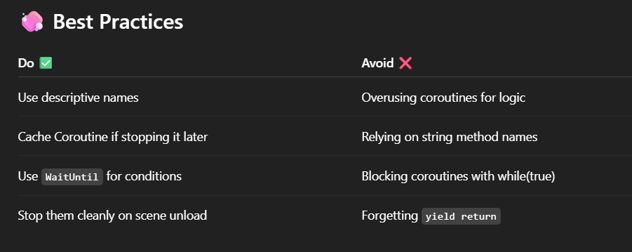 ⏳ Coroutines with Unity!. Write smarter timed events, animations… | by Shakhboz Nabiev | Medium