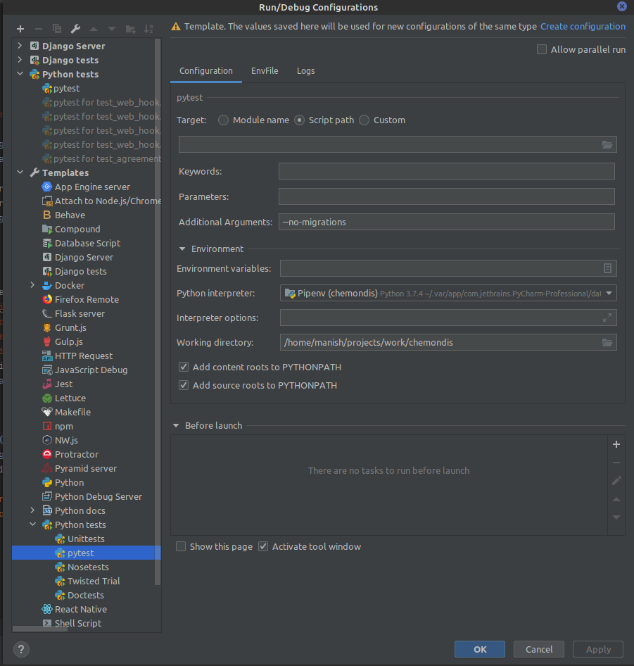 How to Configure Pytest in Pycharm for Django? - Manish Lamichhane - Medium