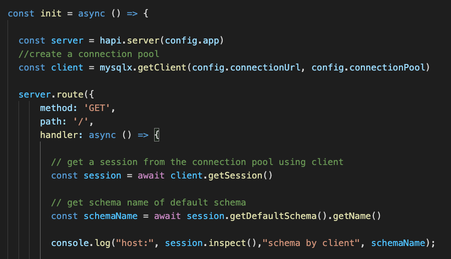 Connecting A Hapi Server To Mysql8 Database Via X Devapi By Chloe Liu