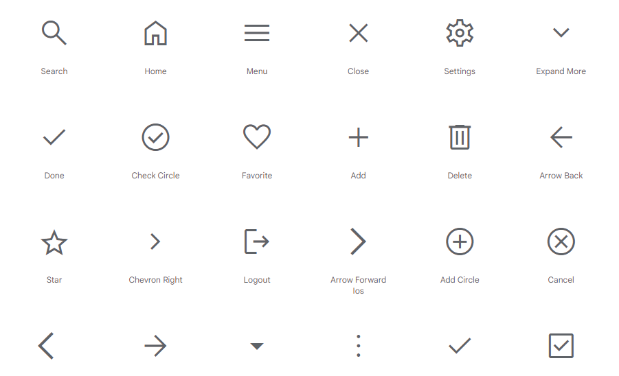 Add custom SVG to material icons without additional HTTP request | by ...