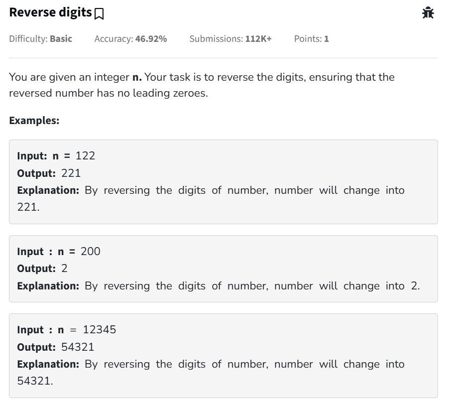 How to reverse a number ?. Problem Statment : | by Santhiya Periyasamy | Stackademic