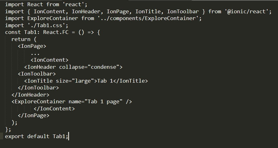 Introduction To React With Ionic. The Ionic Framework is an open-source ...