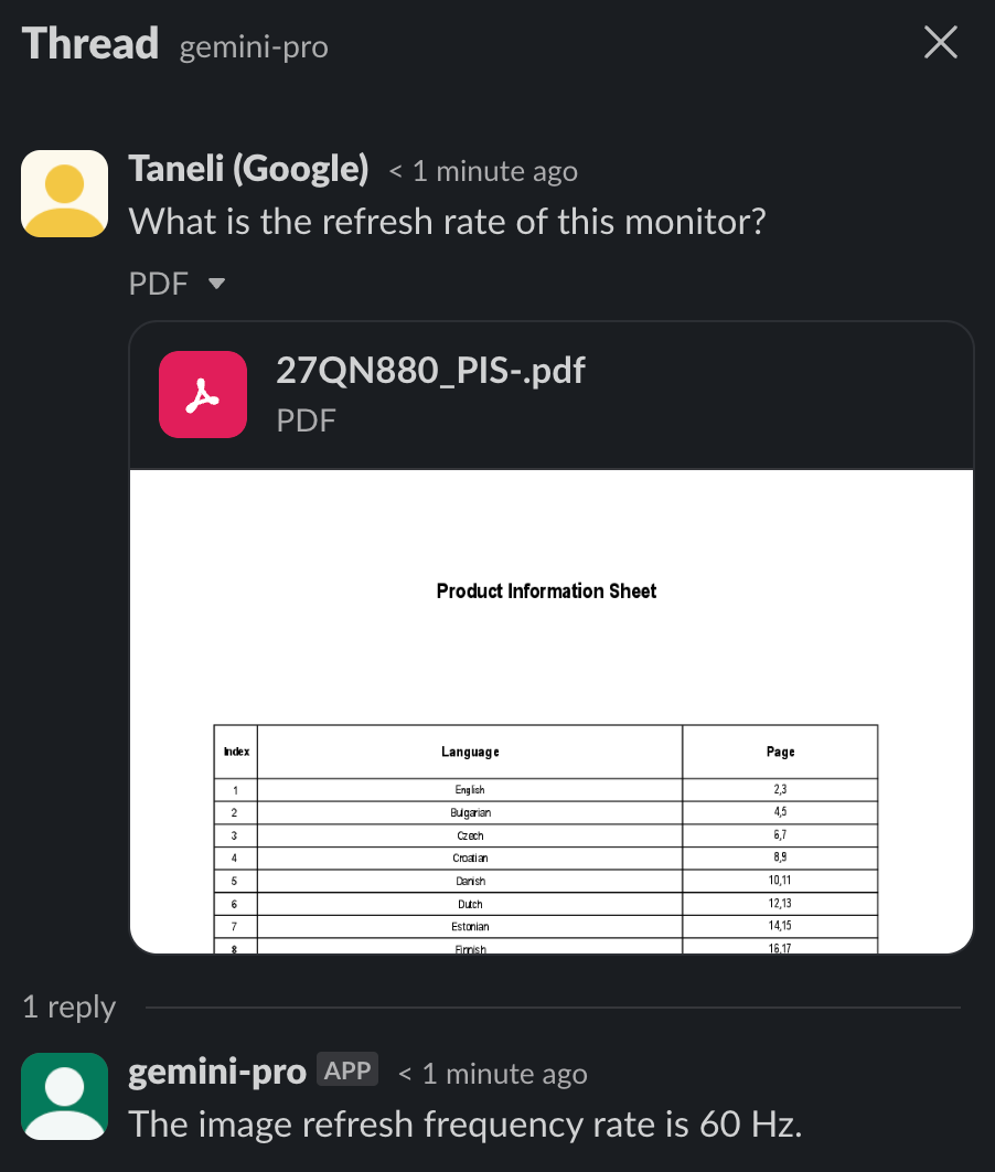 Gemini Pro 1.5 multi-modal Slack bot | by Taneli Leppä | Google Cloud - Community | Medium