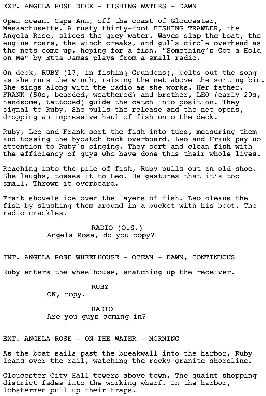 Page One: “CODA” (2021). Screenplay by Sian Heder, based on the… | by ...