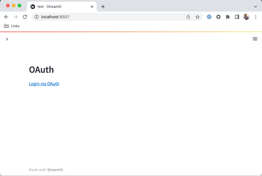 OAuth Component for Streamlit. One of the common requests I get when ...
