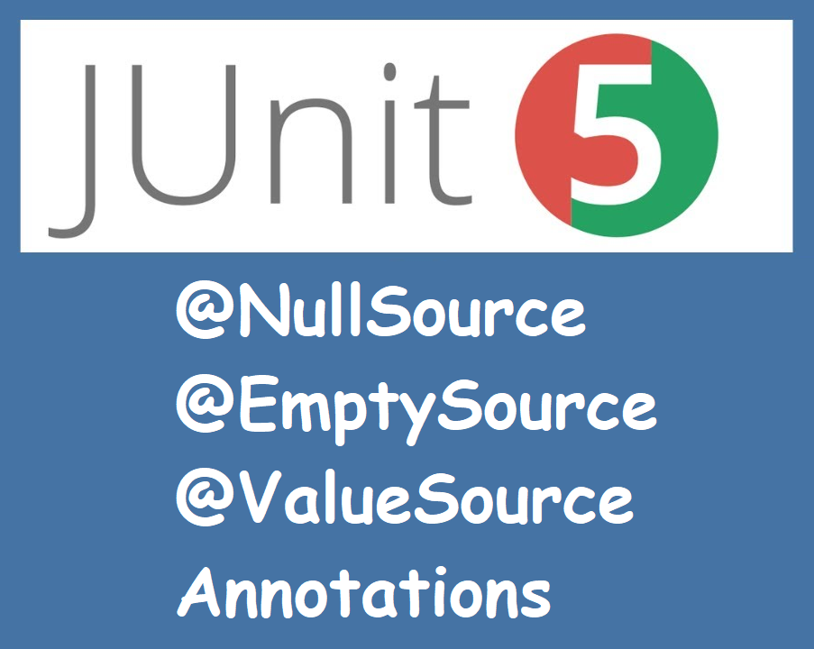 Using Junit 5 Parameterized Tests With Nullsource Emptysource And