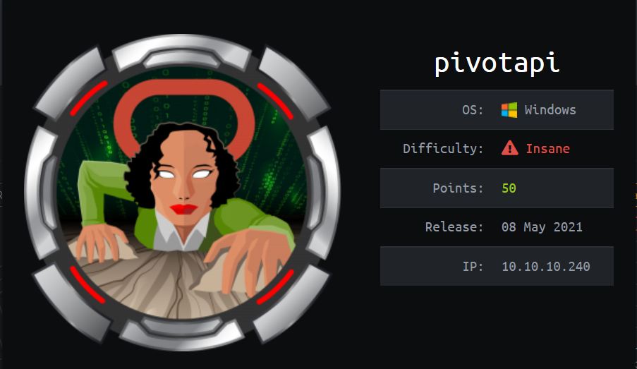 pivotapi — HackTheBox. pivotapi es una máquina Windows Server… | by shadowdancer9 | Medium