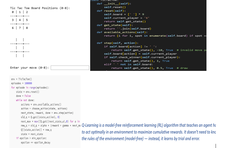 Tic-Tac-Toe AI using Reinforcement learning (Q- learning) | by Pranava ...
