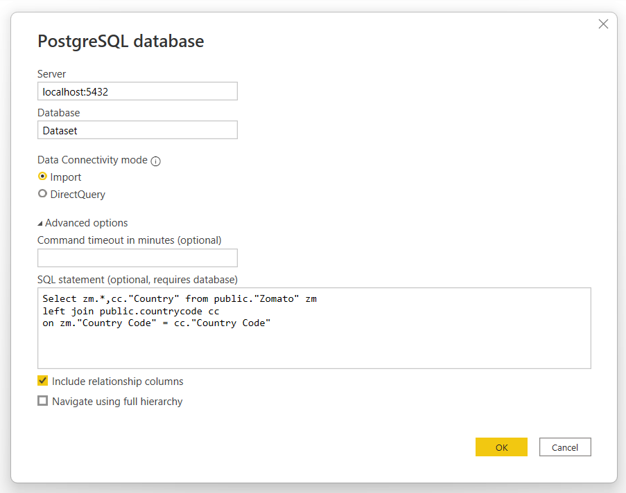 Build a Power BI Dashboard by connecting to PostgreSQL using Import ... Build a Power BI Dashboard by connecting to PostgreSQL using Import ...